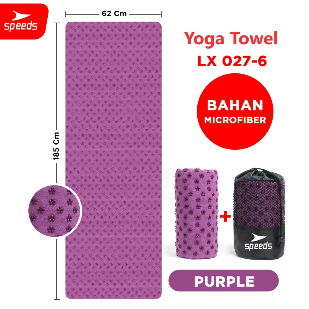 Jual SPEEDS Matras Yoga Mat NBR 10mm gym Karpet Spons Alas Olahraga Yoga Fitness Anti Slip ...