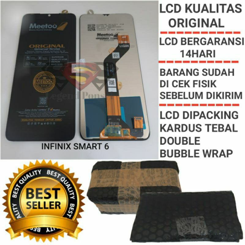 Jual Lcd Infinix Smart 6 X6511 / X6511B Fullset | Shopee Indonesia