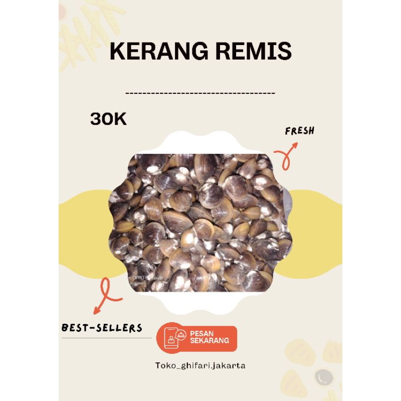 Jual Kerang remis 1 kg | Shopee Indonesia