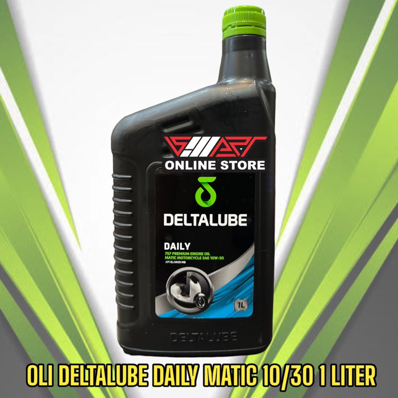 Jual OLI DELTALUBE DAILY 757 PREMIUM ENGINE OIL MATIC SAE 10W-30 API SL ...