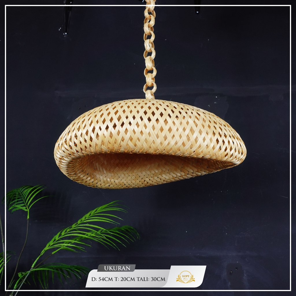 Jual Kap Lampu Bambu krongso / Hiasan Lampu Bahan Bambu Aesthetic ...