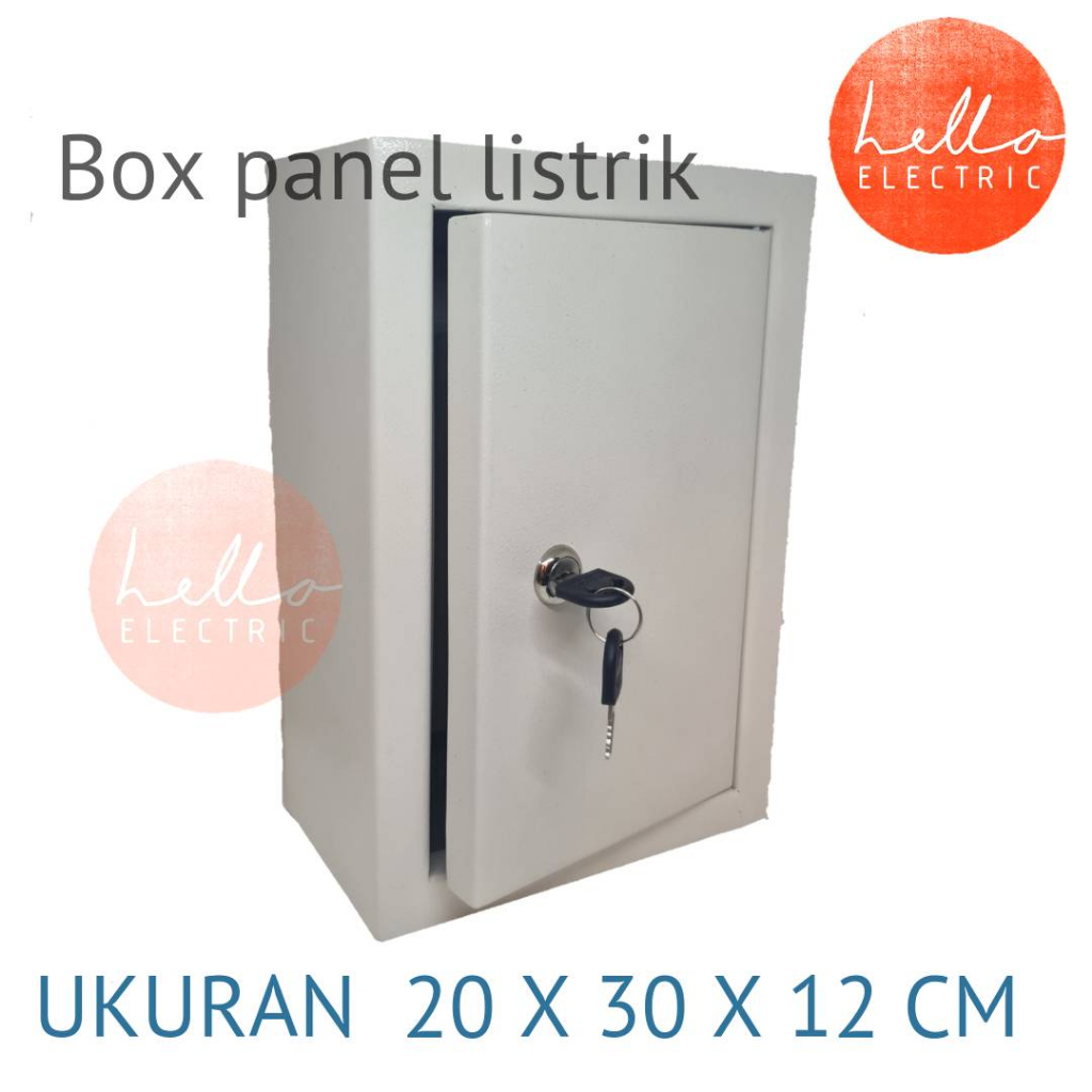 Jual BOX / KOTAK PANEL KABINET LISTRIK 20 X 30 X 12 INDOOR / OUTDOOR ...