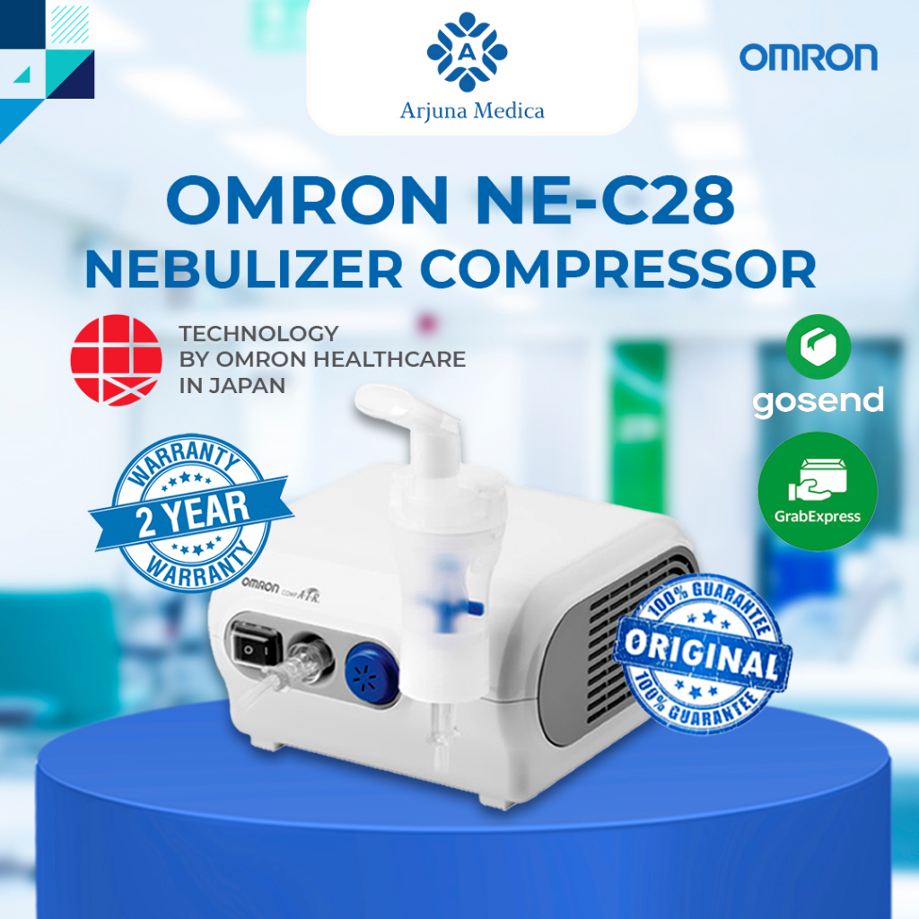 Jual Omron Nebulizer Compressor NE-C28 | Nebu Alat Uap | Nebulizer Portable | Nebulizer Anak ...