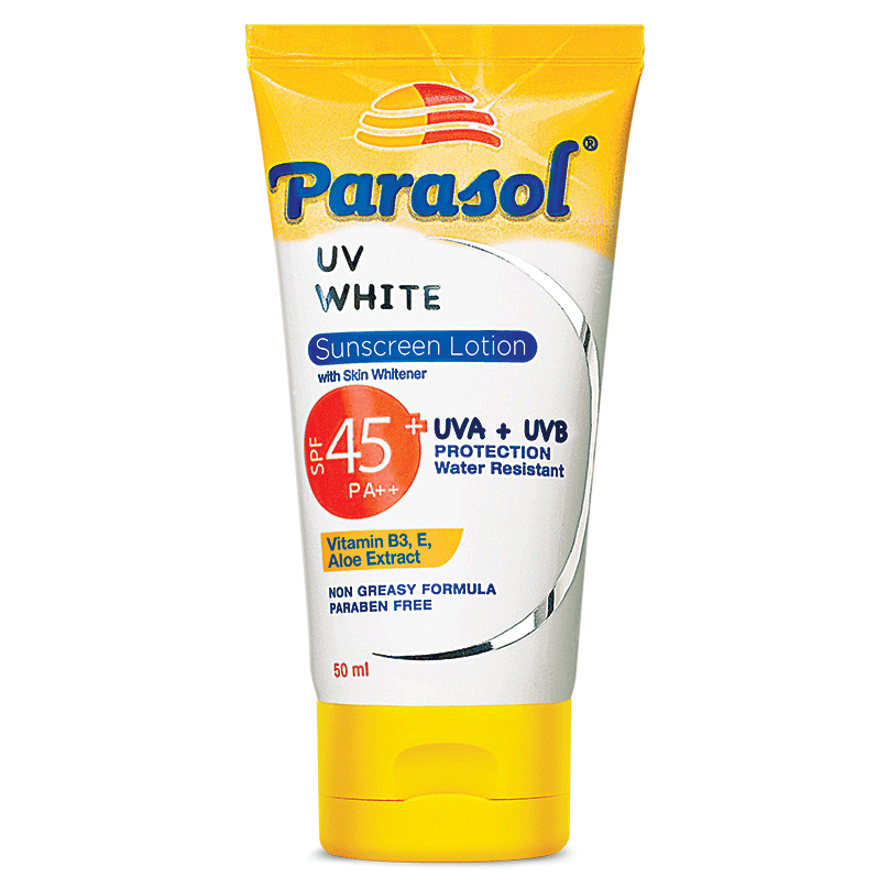 Jual PARASOL WHITE SUNSCREEN LOTION SPF 45 50ML | Shopee Indonesia