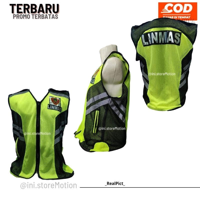 Jual Rompi linmas Terbaru . Rompi Linmas Jaring . Rompi Lapangan hansip ...