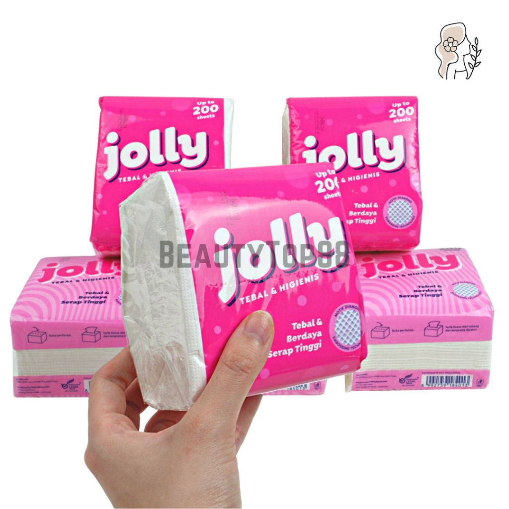 Jual Tissue Jolly Pop Up 200 Sheets / Tisu 2 Ply Mini Kuliner ...