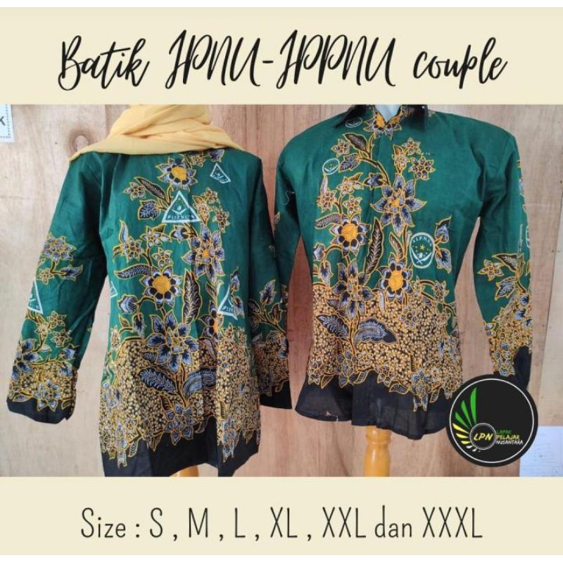 Jual Baju batik IPPNU nasional pria dan wanita lapis furing batik IPPNU ...