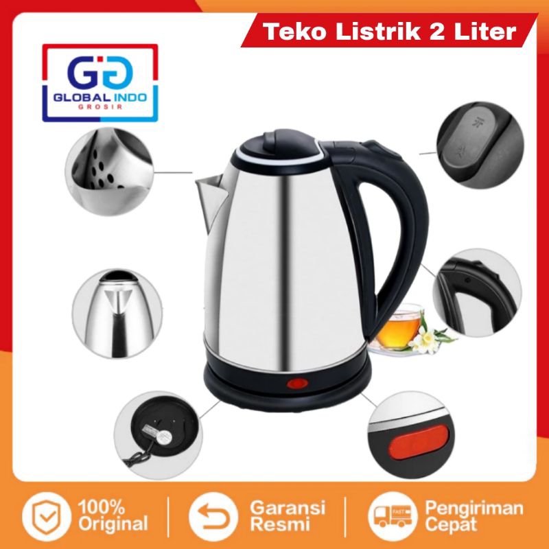 Jual Teko Listrik otomatis 2L Teko Elektric Pemanas Air Otomatis ... Jual Teko Listrik otomatis 2L Teko Elektric Pemanas Air Otomatis ...