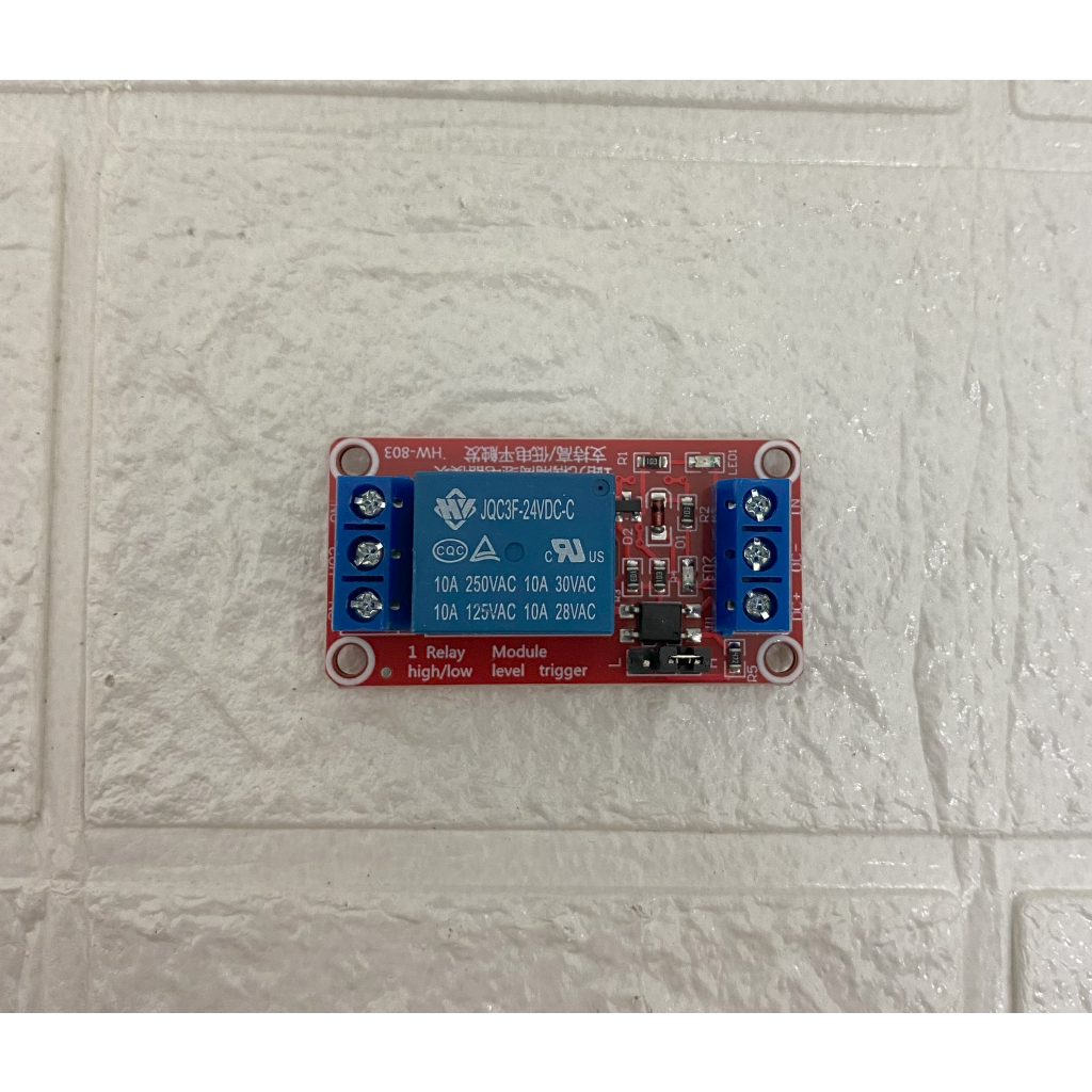 Jual Modul Relay 1 Channel 5V Active High Or Low Trigger Optocoupler HW ...