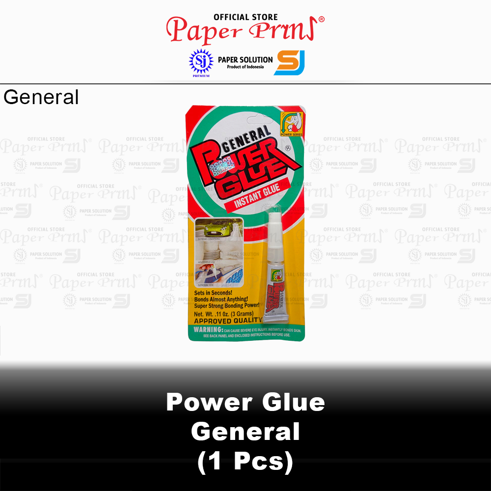 Jual Lem Power Glue Instant Glue General 1 Tube | Shopee Indonesia
