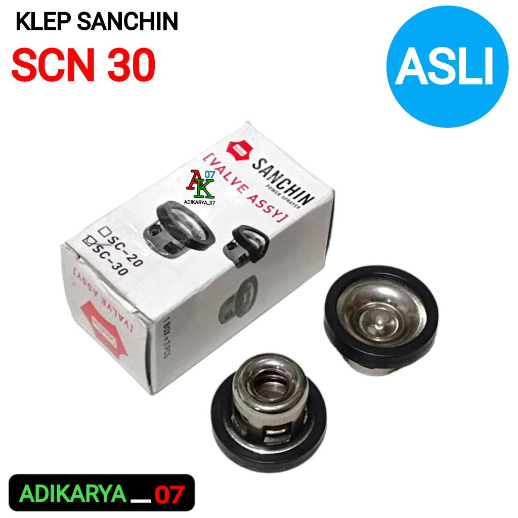 Jual Valve klep power sprayer sanchin SCN 30 klep assy cuci steam SCN ...