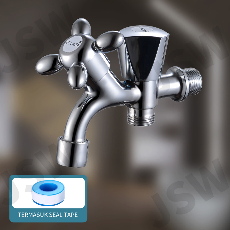 Jual KRAN CABANG DOUBLE- KRAN AIR- KERAN AIR KAMAR MANDI- SHOWER | Shopee Indonesia