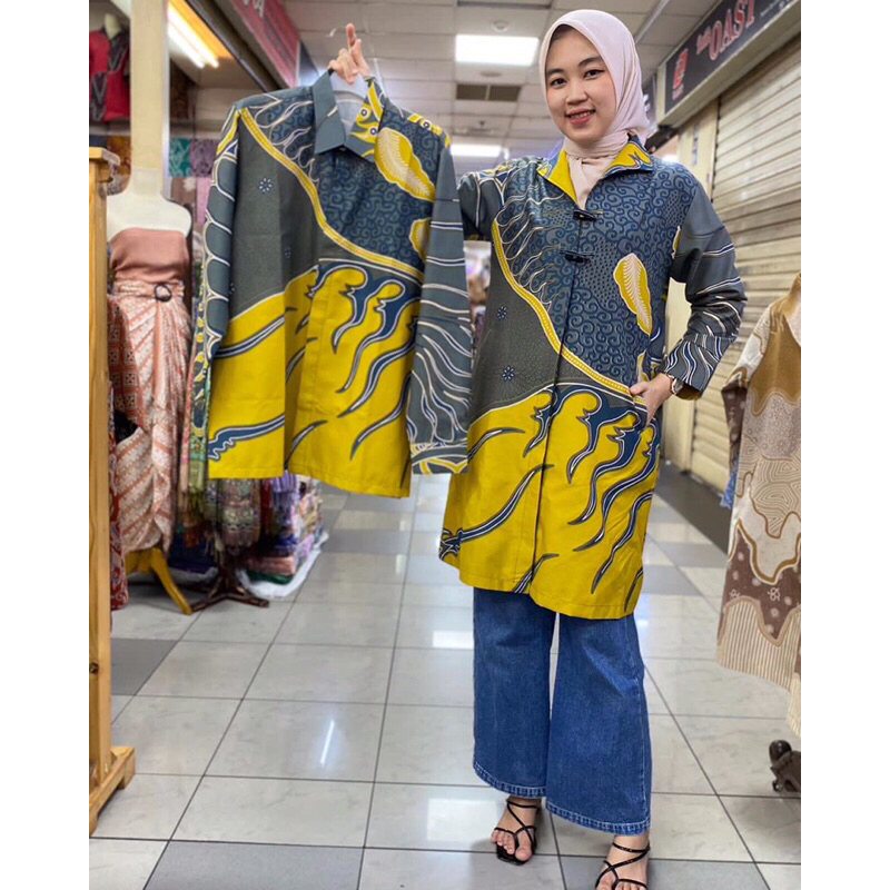 Jual Batik couple colet solo full puring trikot | Shopee Indonesia