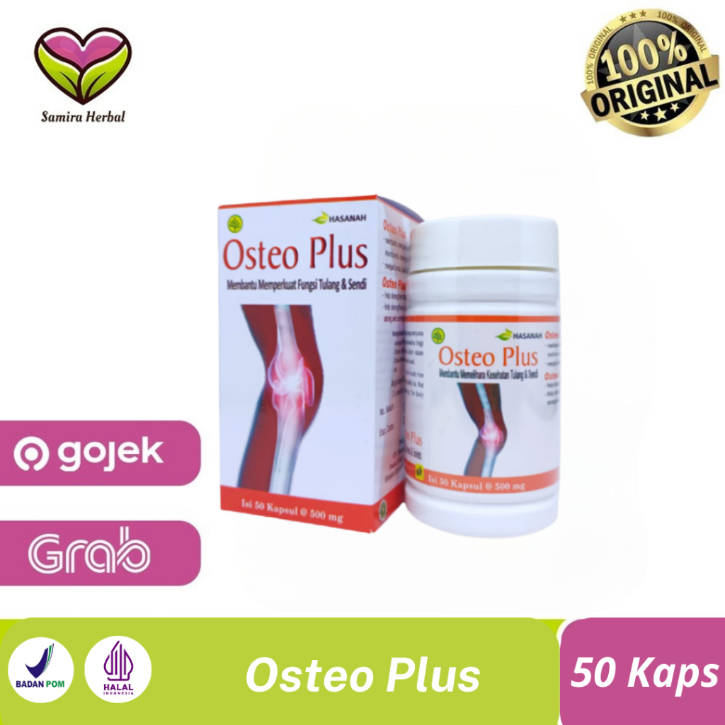 Jual OSTEO PLUS - Suplemen Terbaik Untuk Tulang Isi 50 Kapsul | Shopee ...