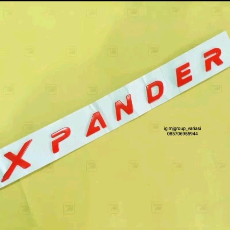Jual Emblem logo XPANDER SPORT EXCEED ULTIMATE mitsubishi ukuran ...