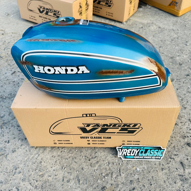 Jual TENGKI CB 100 125 biru japan BLADUS tengki cb CAT bladus galvanis ...