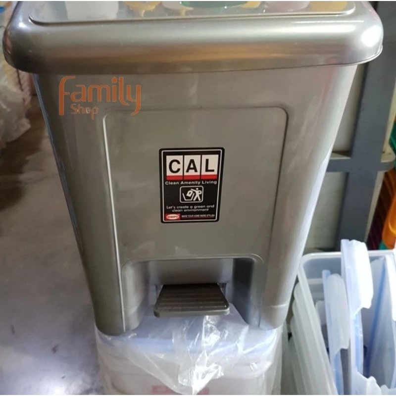 Jual Tempat Sampah Injak Segi Shinpo 710 Dust Bin Kotak Tebal 10 Ltr | Shopee Indonesia