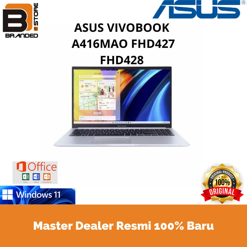 Jual Asus VivoBook 14 A416MAO-FHD427 /Intel N4020/8GB/256 | Shopee ...