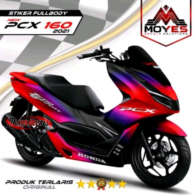 Jual sticker decal full body honda pcx 160 dekal full blok | Shopee ...