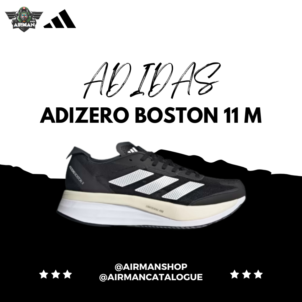 Jual Sepatu Adidas Adizero Boston 11M Black | Shopee Indonesia