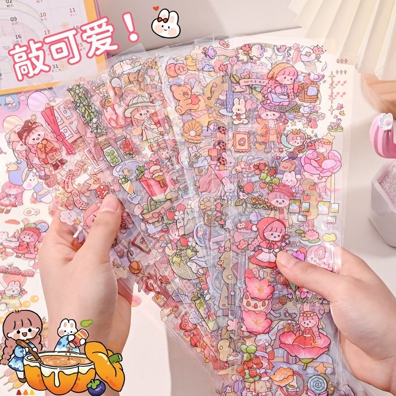 Jual Stiker Panjang Karakter Momo Cantik / Sticker Momo Kartun Anime ...