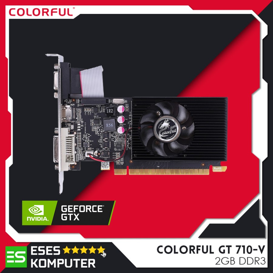Jual VGA Colorful GeForce GT 710 2GB GDDR3 - GT710-2GD3-V | Shopee ...