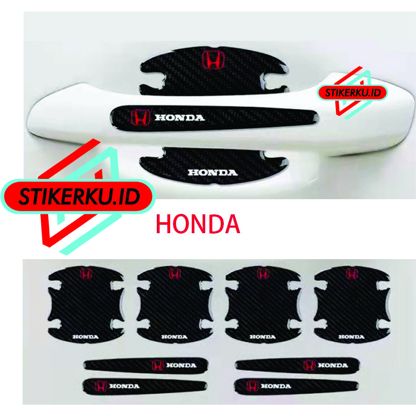 Jual STIKER karbon handle all honda 8pcs | Shopee Indonesia