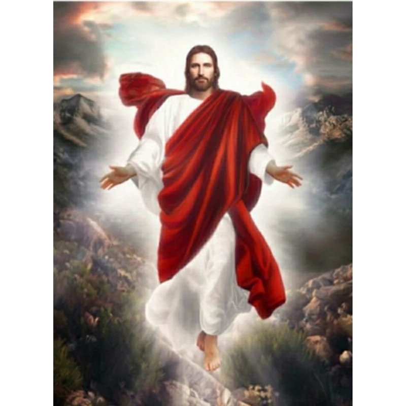 Jual Paket Kristik Modern Import Kristiani Motif Yesus DIY | Shopee ...