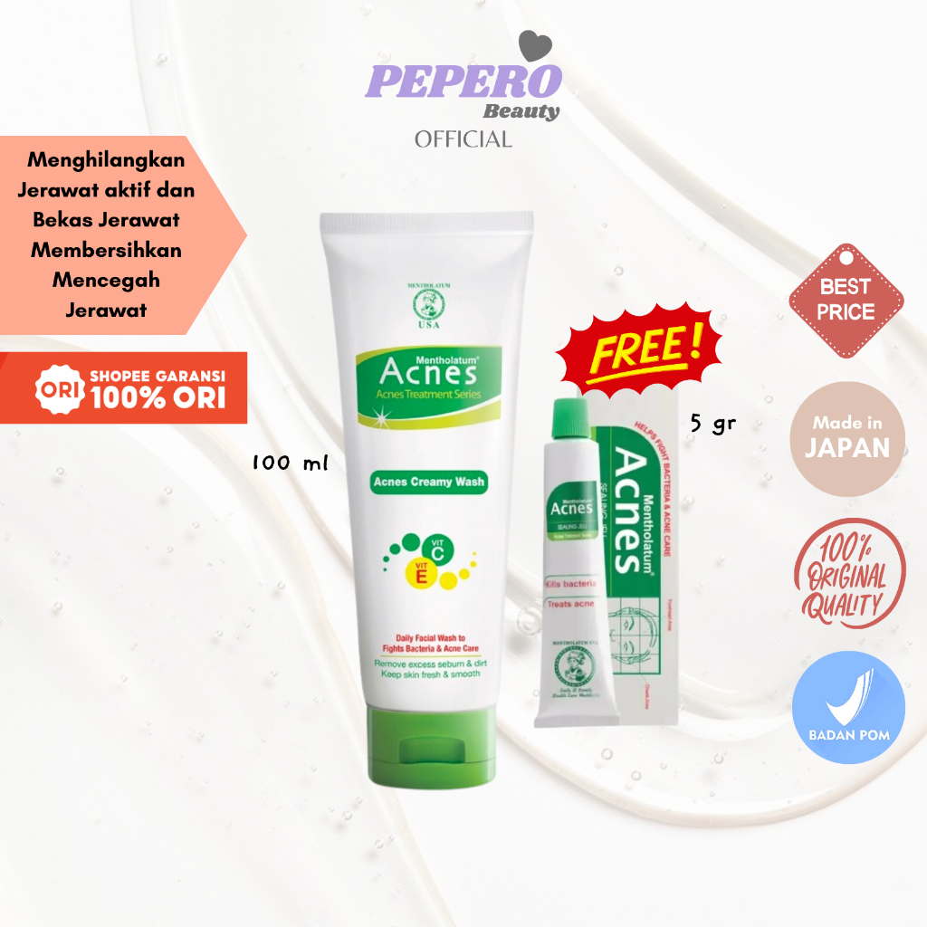Jual ACNES Creamy Wash Bundle | Shopee Indonesia