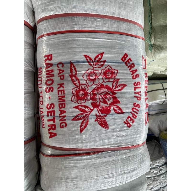 Jual Karung Beras 50 kg KTI Bening Cap Kembang /per 1 ball isi 1000 ...