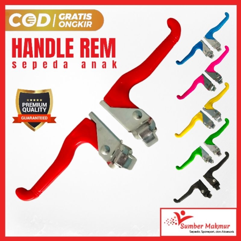 Jual Handle Rem Sepeda Anak Ukuran 12 16 18 Model Jepit 435 Gagang ...