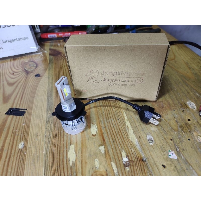 Jual led H4 JL45 JL55 5500kelvin stabil tidak ngedrop tanpa bayangan ...