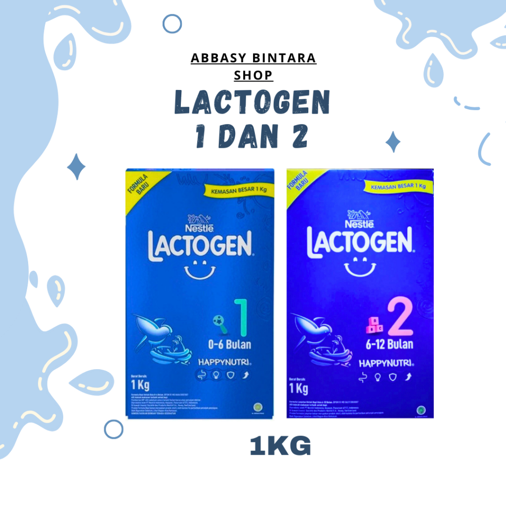 Jual Lactogen 1 (0-6) Dan Lactogen 2 (6-12) 1KG | Shopee Indonesia