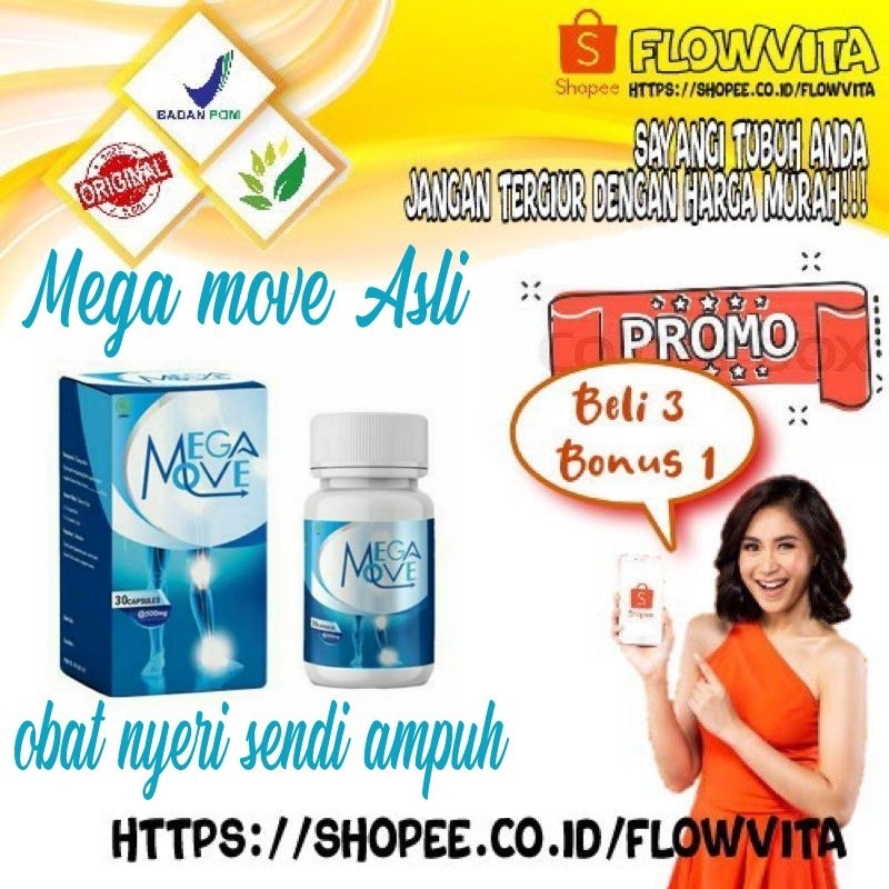 Jual MEGAMOVE OBAT NYERI SENDI HERBAL ASLI ORIGINAL MEGA MOVE | Shopee ...