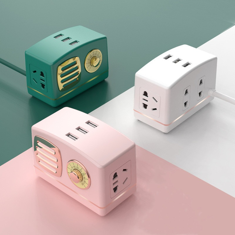 Jual MULTI FUNCTION ELECTRONIC SOCKET RETRO SOCKET USB ROW PLUG MINI ...