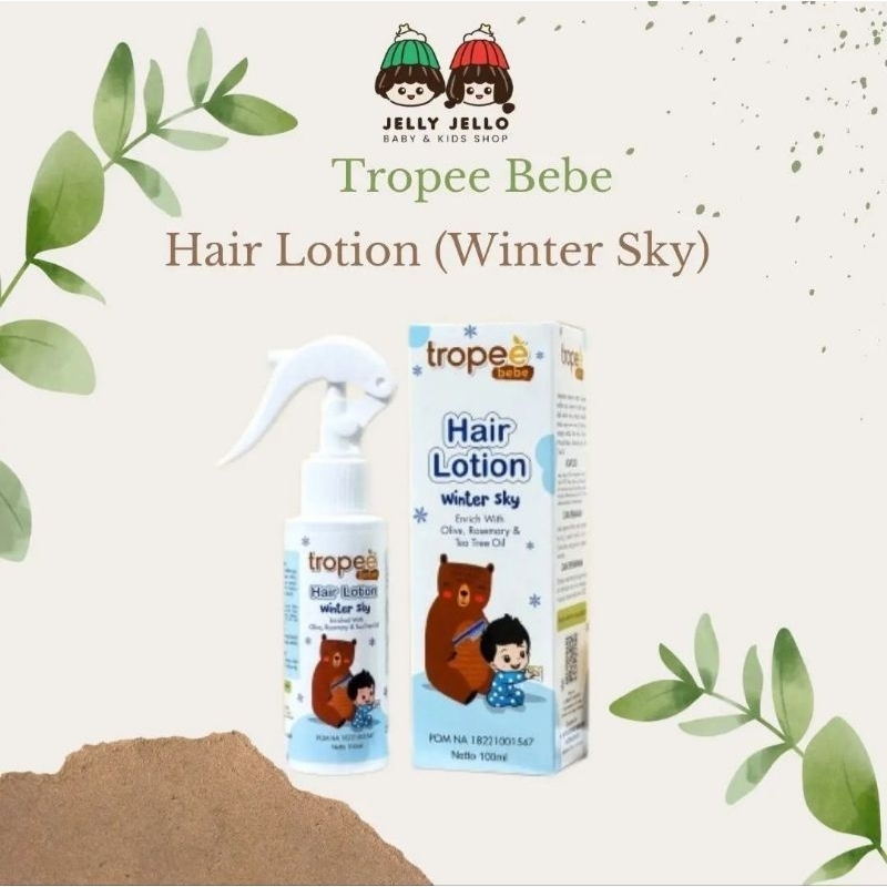 Jual Tropee Bebe Hair Lotion Winter Sky 100ml | Shopee Indonesia