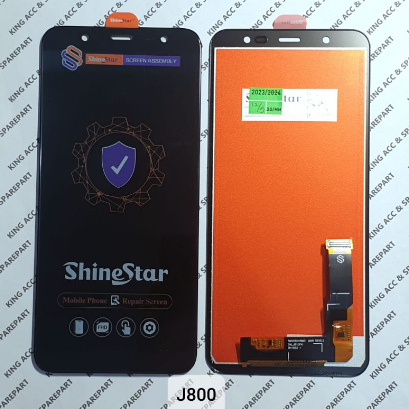 Jual LCD TOUCHSCREEN SAMSUNG GALAXY J800 J810 J8 2018 BLACK SHINESTAR ...