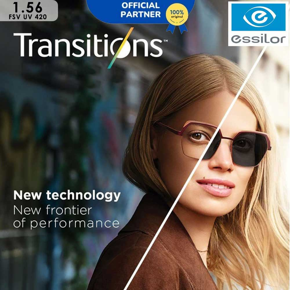 Jual Seeouo Lensa Essilor Elements Transition Minus Plus Cyl Anti UV ...