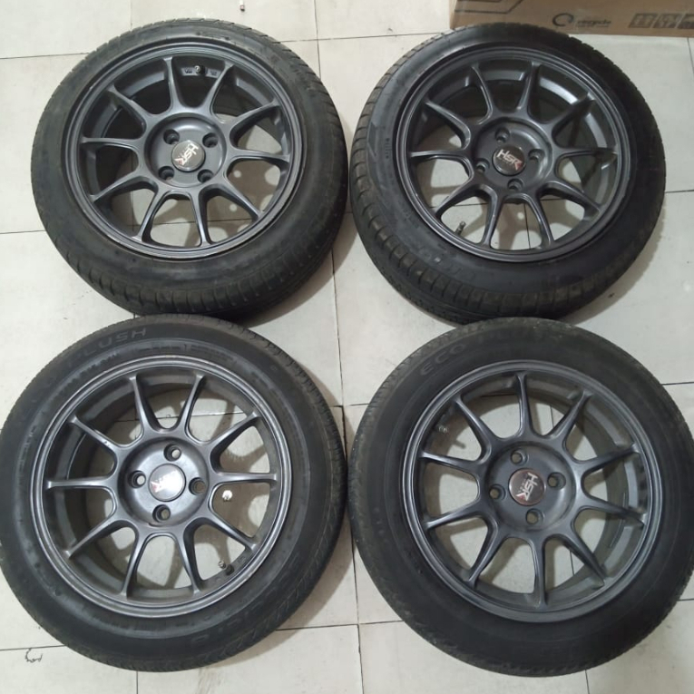 Jual Velg Mobil Bekas R15 Pcd 4x100 Hsr Zico Ban 195 50 Velg Bekas Mobil Agya Ayla Sigra Calya ...