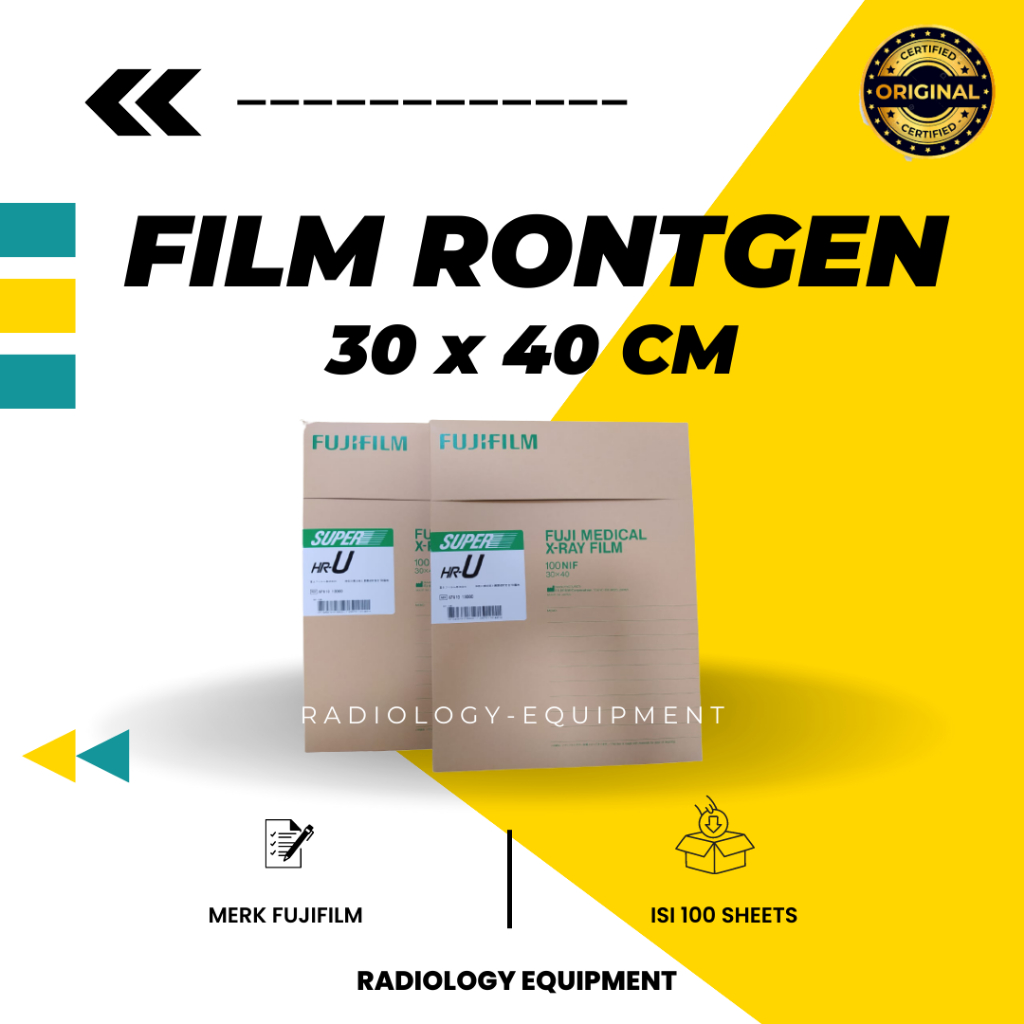 Jual FILM RONSEN 30X40 CM FILM RADIOLOGI FILM XRAY RONTGEN RONGENT ...