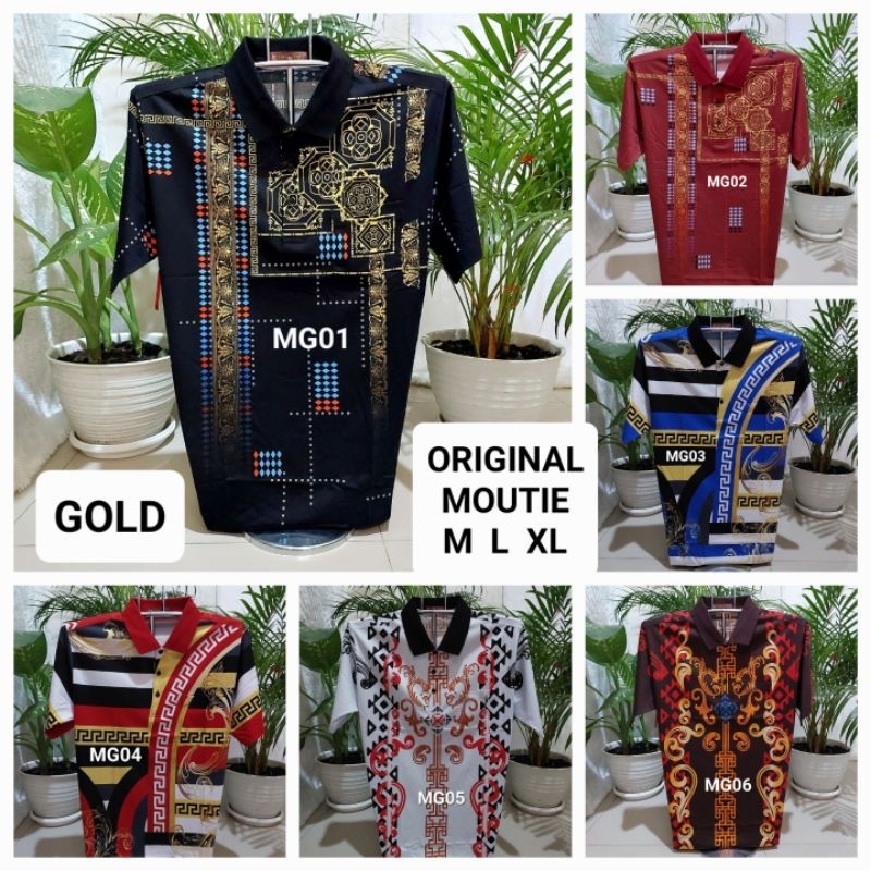 Jual KAOS MOUTIE GOLD KATUN KOREA PREMIUM KAOS BERKERAH DEWASA ORI ...