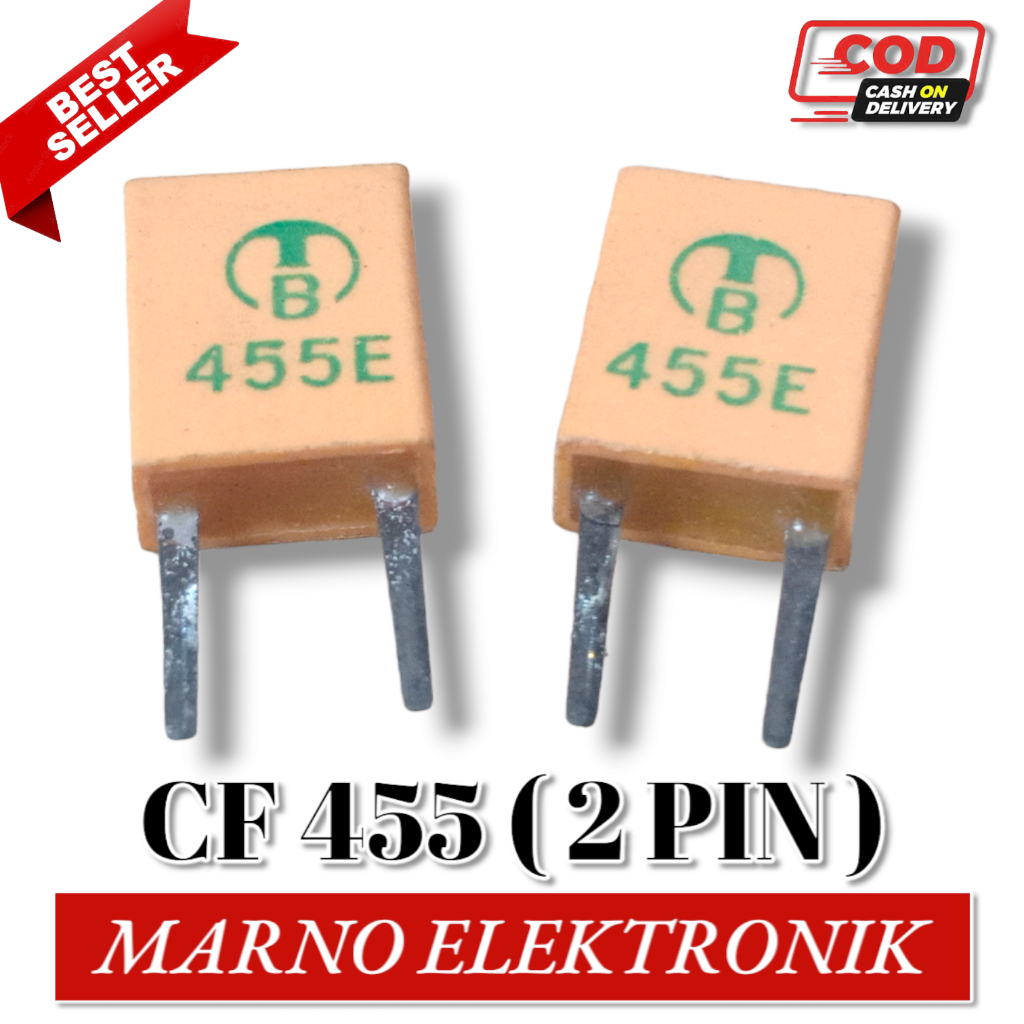 Jual CERAMIC CRYSTAL FILTER CF455E CF 455E 455 2 PIN 2 KAKI KERAMIK ...
