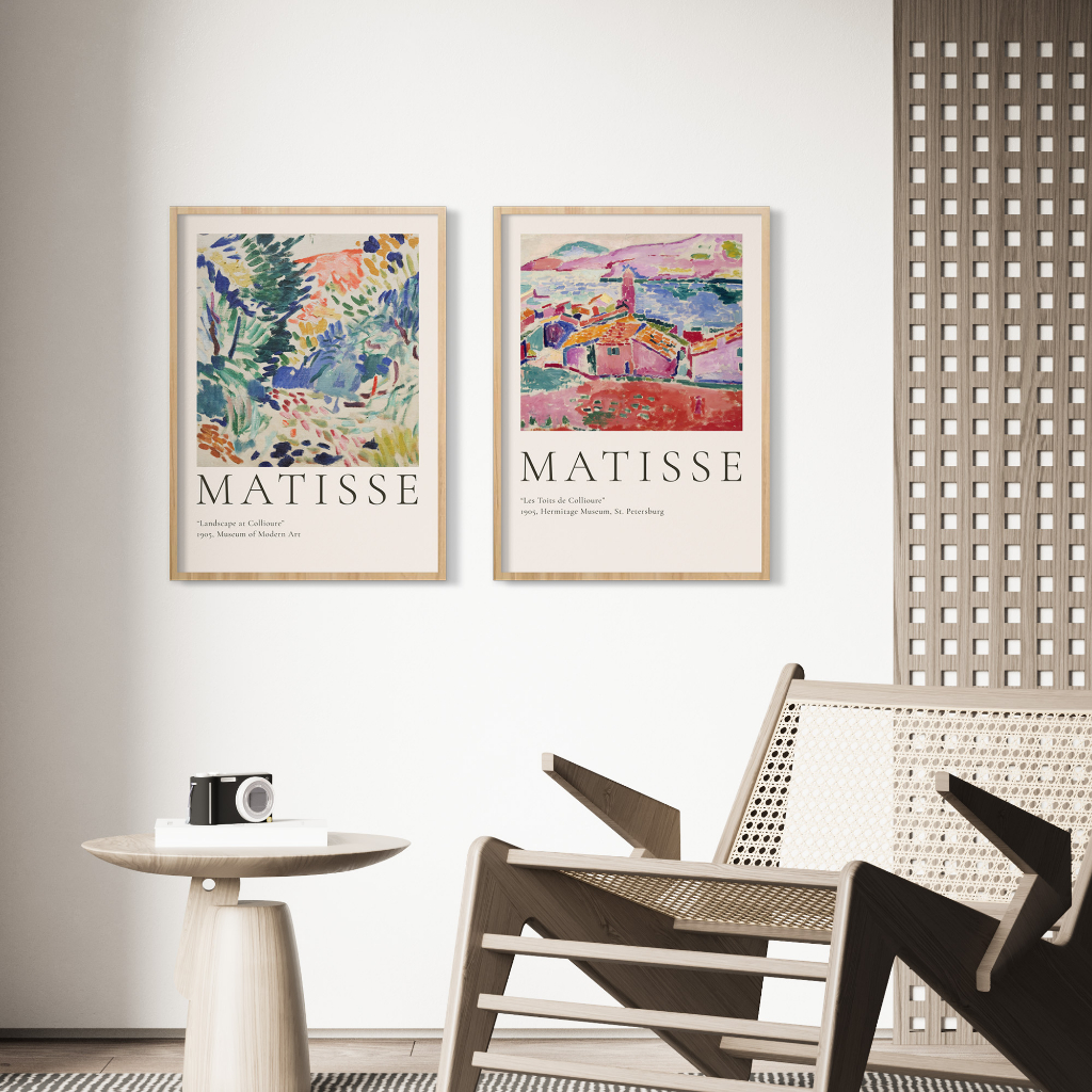 Jual Poster Henri Matisse Series + Premium Frame Kayu TANPA MATBOARD ...