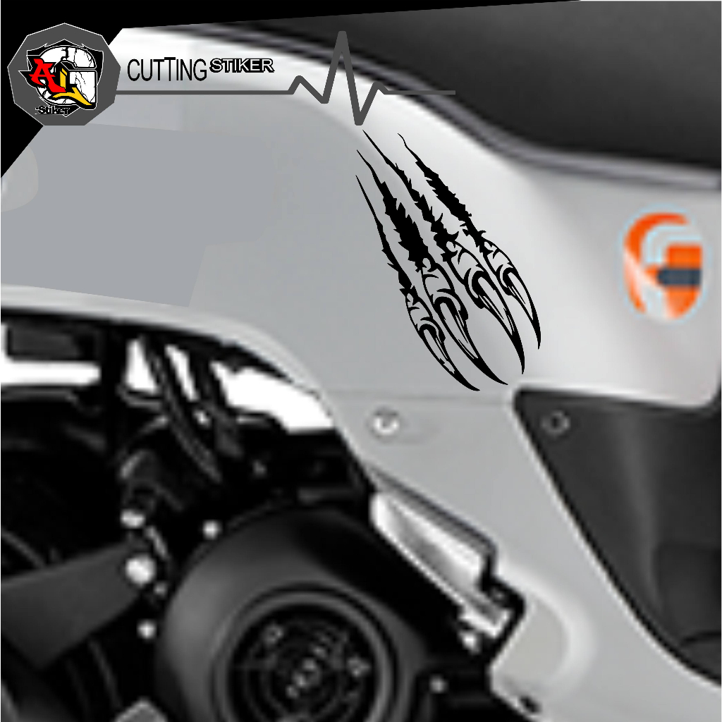 Jual STICKER CUTTING/SC.359/STIKER CAKAR/STIKER 3D/STIKER 3D CAKAR ...