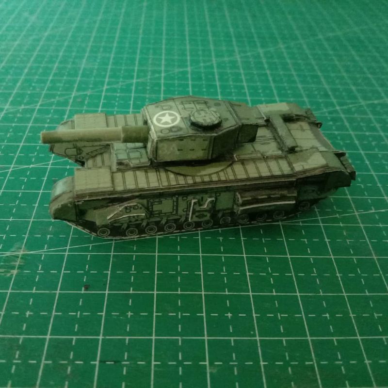 Jual {Terima Jadi} Churchill Tank, Papercraft WW II | Shopee Indonesia