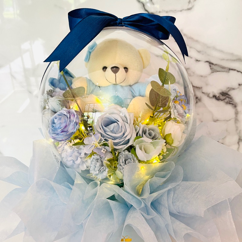 Jual Buket Bunga Balon Abadi Bloom Box Balon Kado Ulang tahun Grand ...