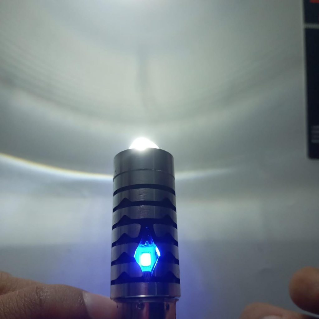 Jual Lampu Utama LED Laser Gun Model Terbaru PAKAI LAMPU SENJA BIRU ...