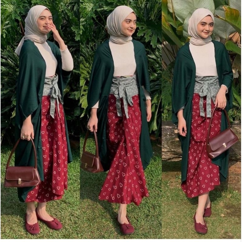 Jual Rara rok atau kain lilit batik katun cap handmade merah putih ...