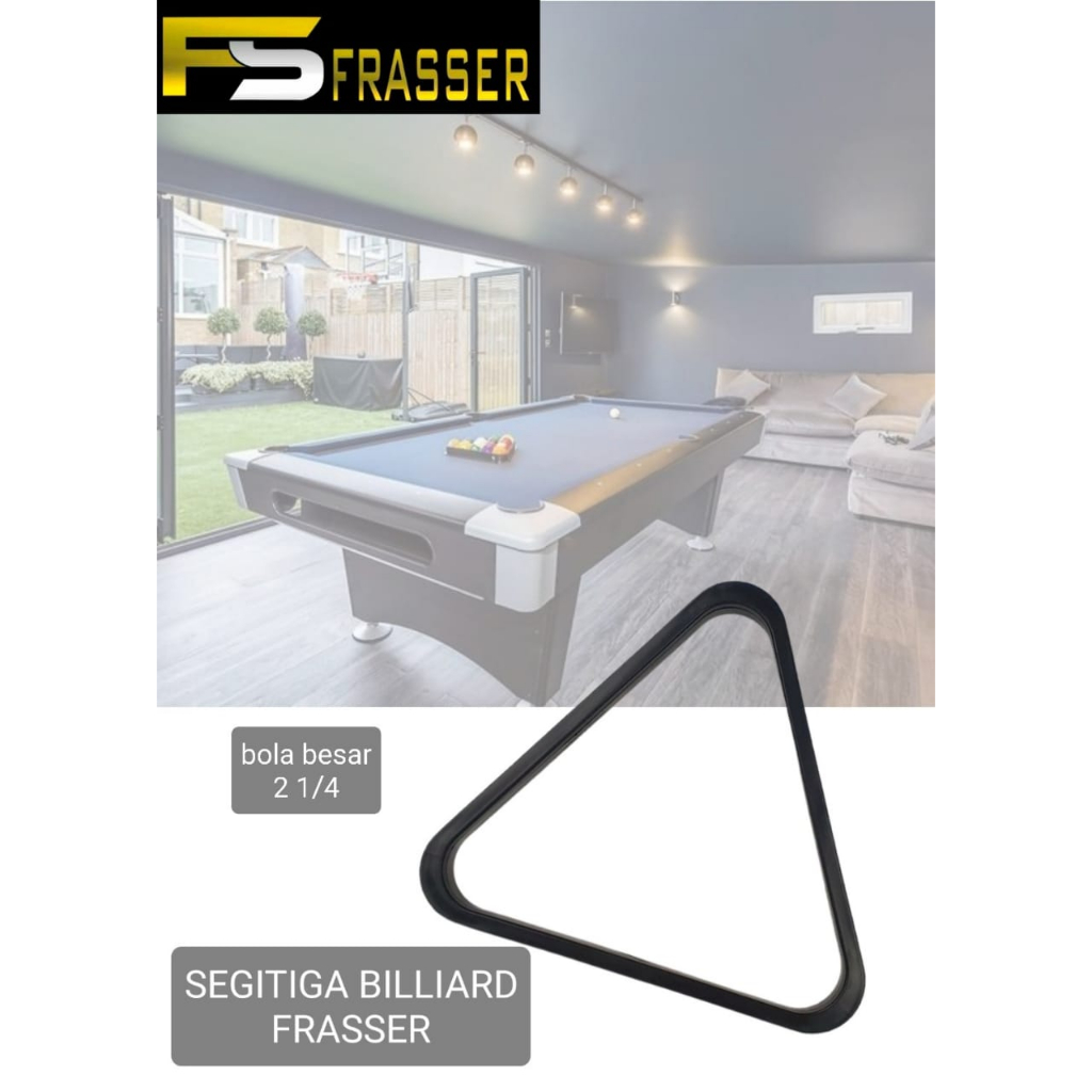 Jual Frasser Segitiga Billiard Biliar Besar 2 1/4 Triangle Billiard ...