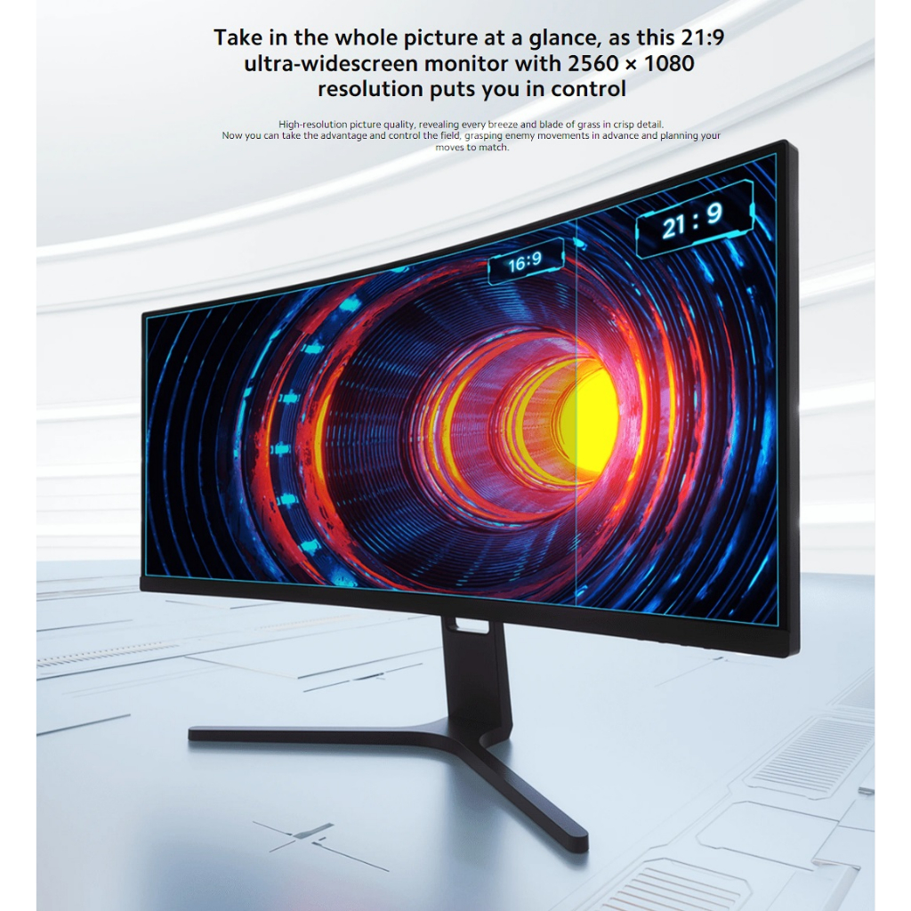 Jual Monitor Curved UltraWide Xi aomi 2K 200Hz Curve Gaming 30 Inch ...